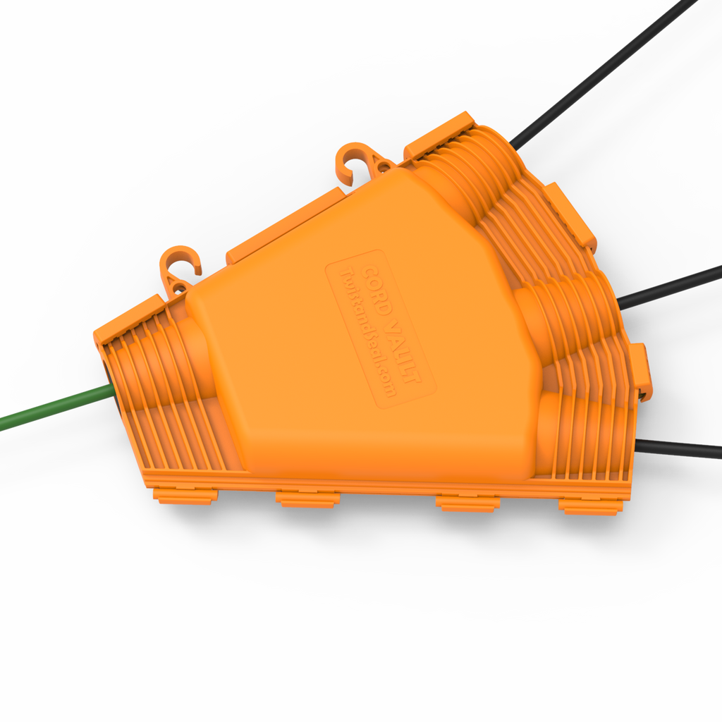 Twist and Seal Cord Vault - Keeps Large Cord Connections Dry and Secur